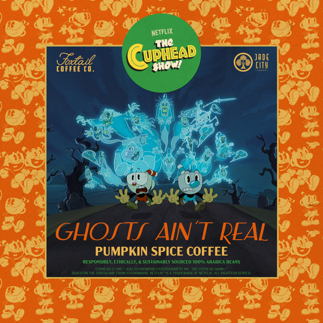 Cuphead & Mugman's Ghosts Ain't Real: Pumpkin Spice Coffee – The ...